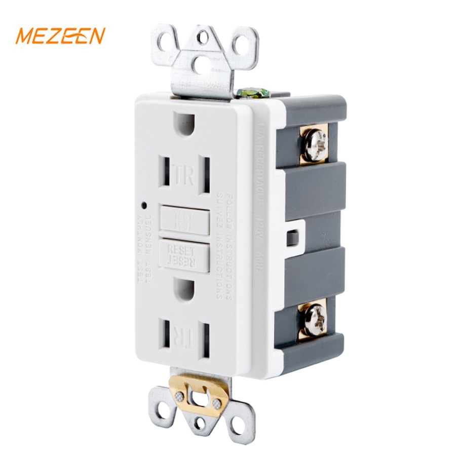 American Standard American Socket GFCI Leakage Protection Wall Socket ...