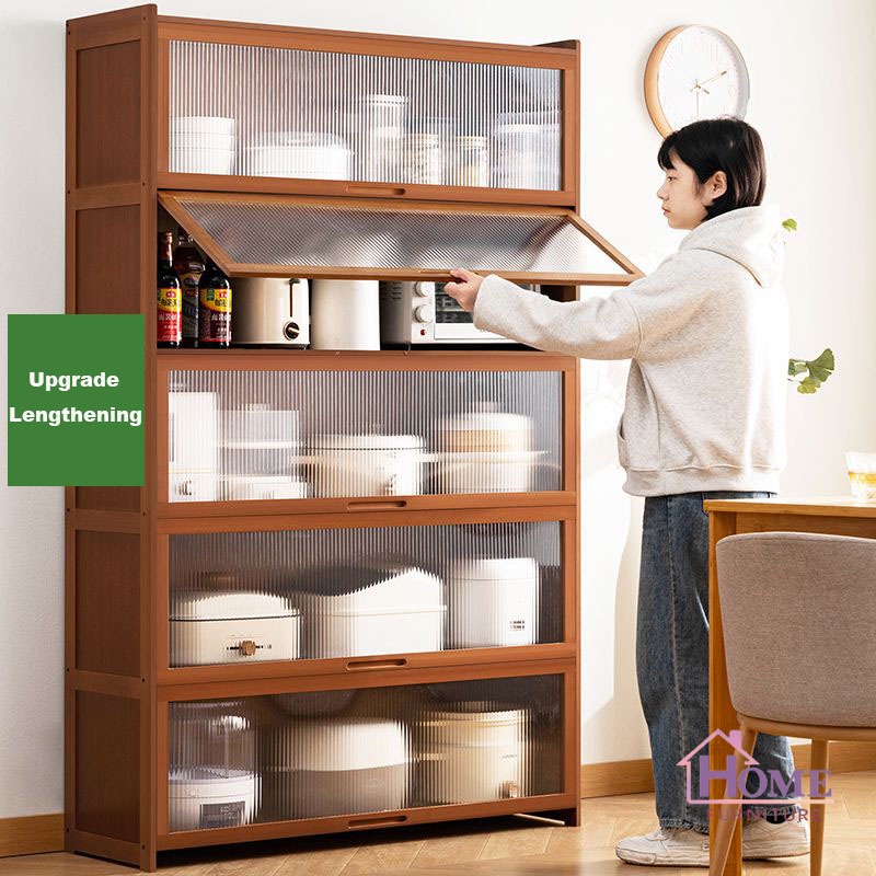 🍁Storage cabinet/shelf Kitchen cabinet Modern minimalist storage ...