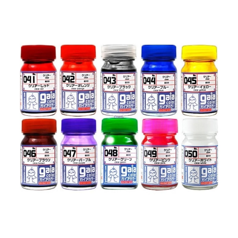Gaianotes Gaia Color Clear Series 041 - 050 Gaia Colors Gundam Colors ...