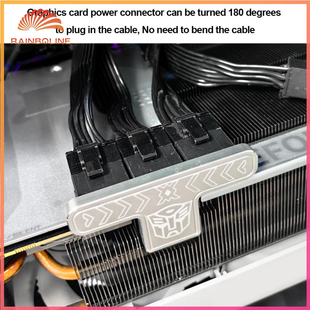 Rain PCIE Graphics Card GPU Power ATX3.0 12VHPWR 600W Power Supply ...