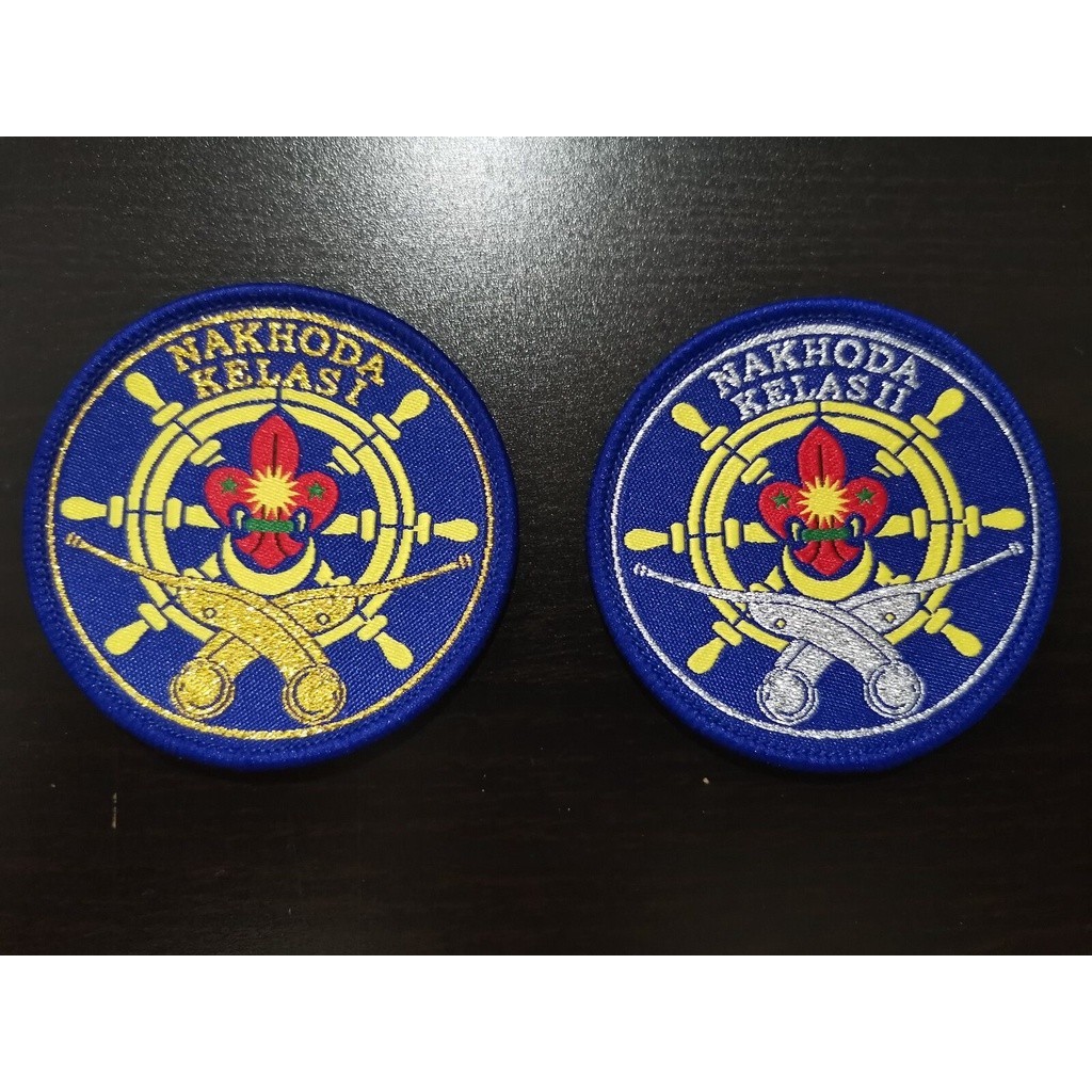 MALAYSIA ROVER SEA SCOUT NAKHODA CLASS I & CLASS II CURRENT BADGES ...