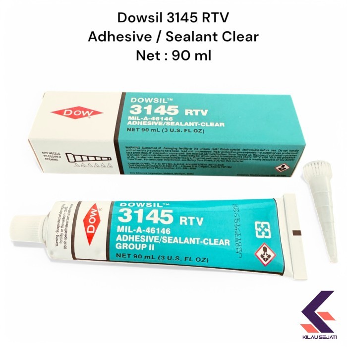 Dowsil 3145 RTV Sealant & Adhesive – Transparent Silicone Adhesive ...