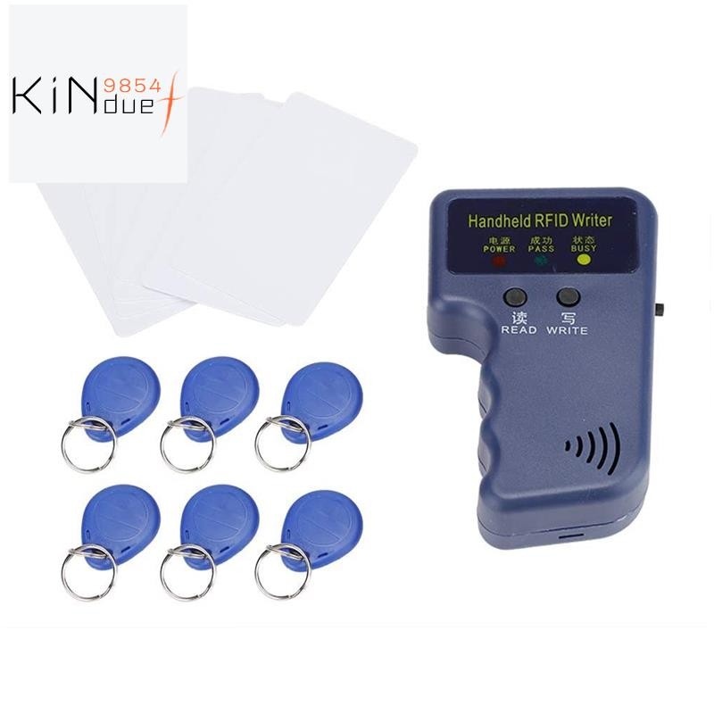 Handheld RFID Card Copier 125KHz ID (EM4100/HID/AWID) Duplicator Reader ...