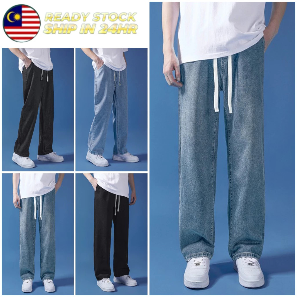 Seluar Jeans Lelaki Men Harem Jeans baggy Jeans men Jeans bootcut ...