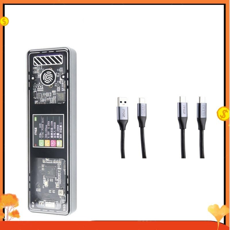 RTL9210B M.2 SSD Enclosure Aluminum Alloy 10Gbps 2230 NGFF/NVME Dual Protocol Solid State Drive ...