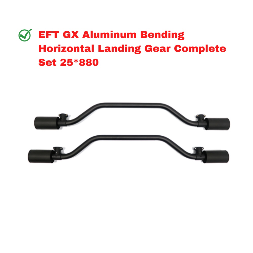 EFT GX Aluminum Bending Horizontal Landing Gear Complete Set 25*880/2pcs | Shopee Malaysia