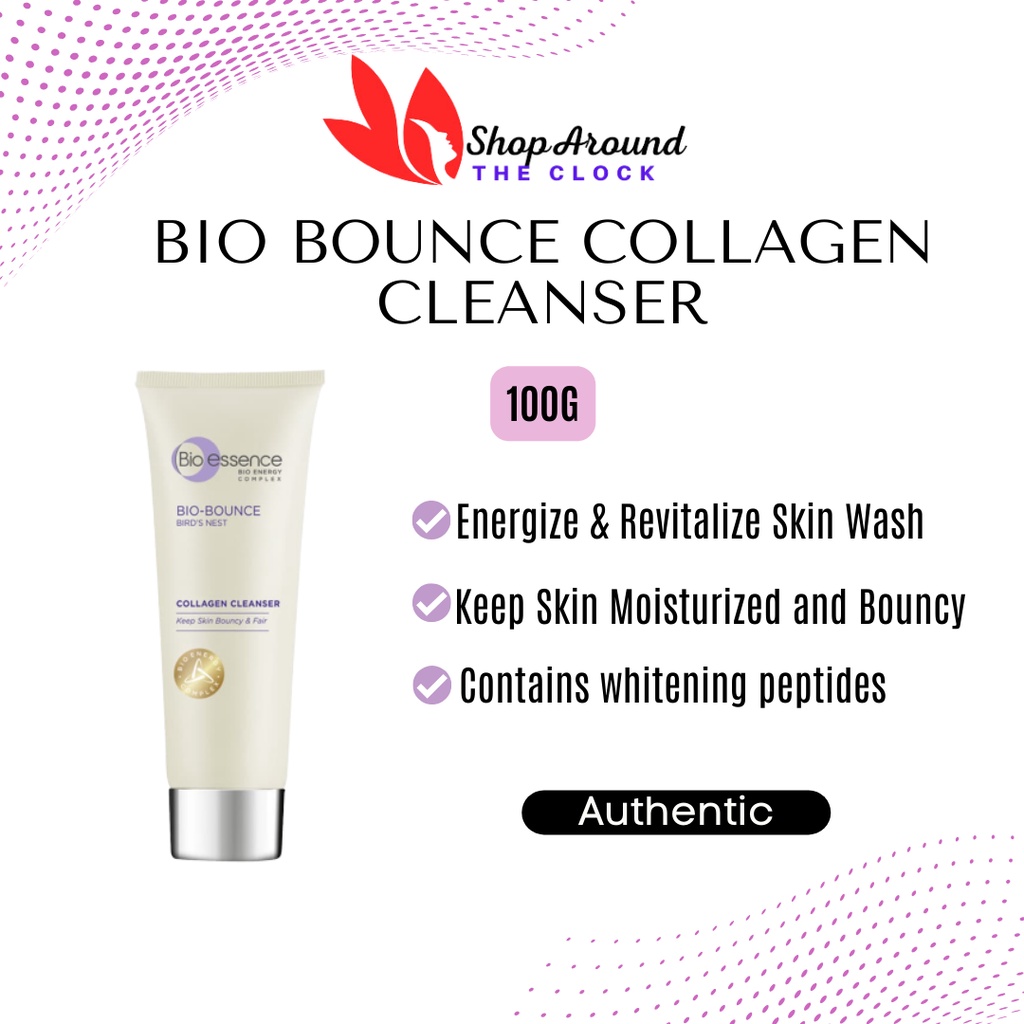 Bio Essence Bio Bounce Collagen Cleanser (100g) | Shopee Malaysia