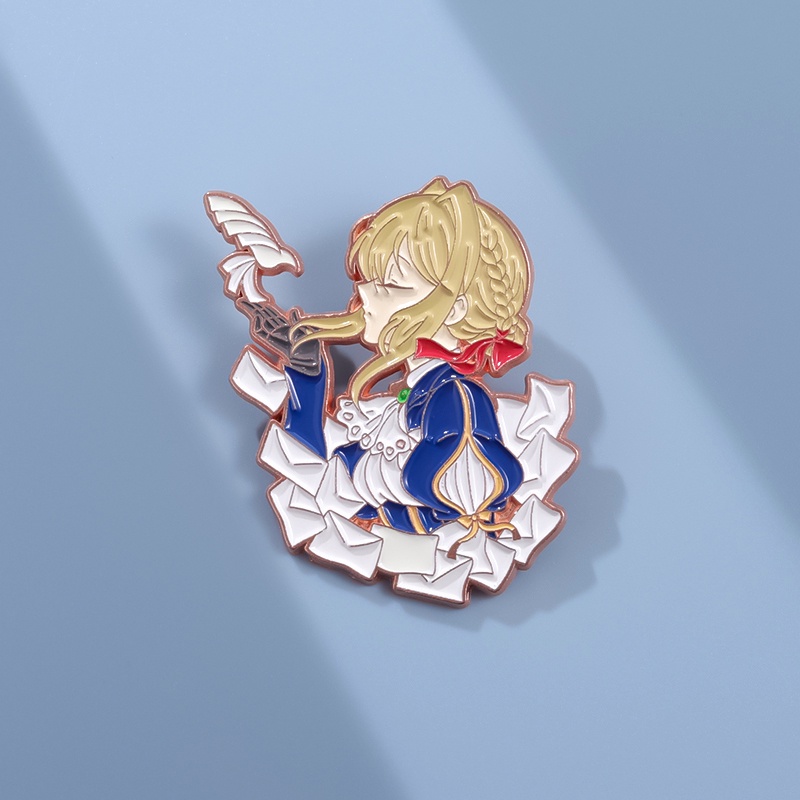 Violet Evergarden Enamel Pins Brooches Anime Aesthetic Brooch Pin Lapel ...