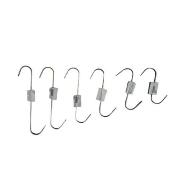 Heavy Duty Stainless Steel Meat Hook Sharp End / Meat Hanging S Hook ...