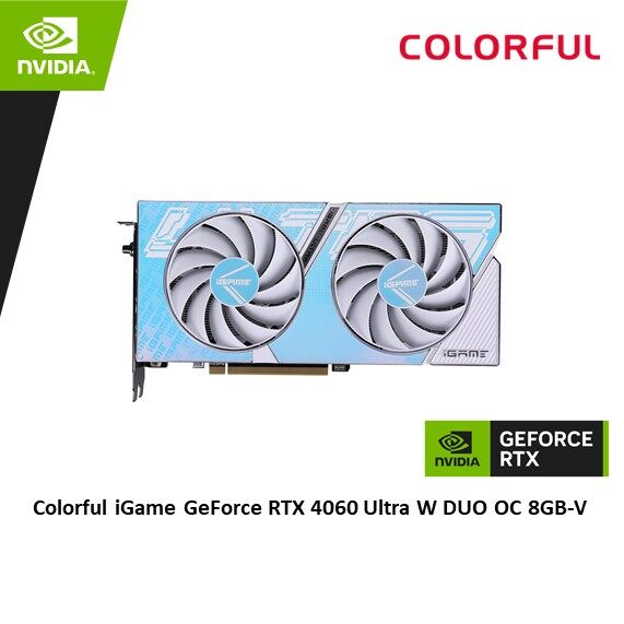 Colorful iGame Geforce RTX 4060 Ultra W Duo OC 8GB-V Graphic Card ...