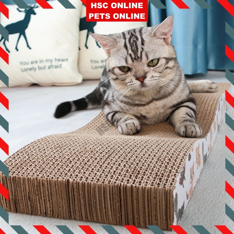 HSC EXTRA LARGE Cat Scratcher Scratching Post Cardbaord | Shopee Malaysia