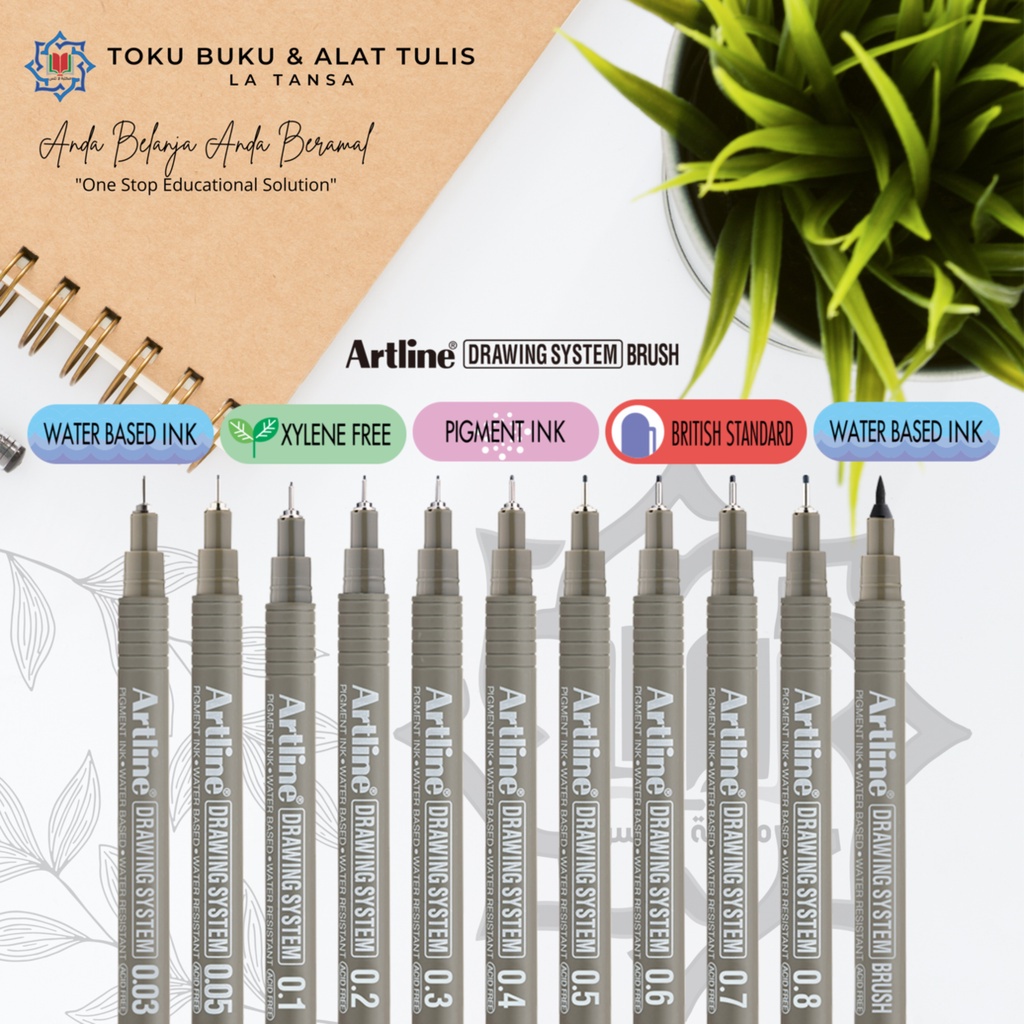 Artline DRAWING SYSTEM BLACK | Shopee Malaysia