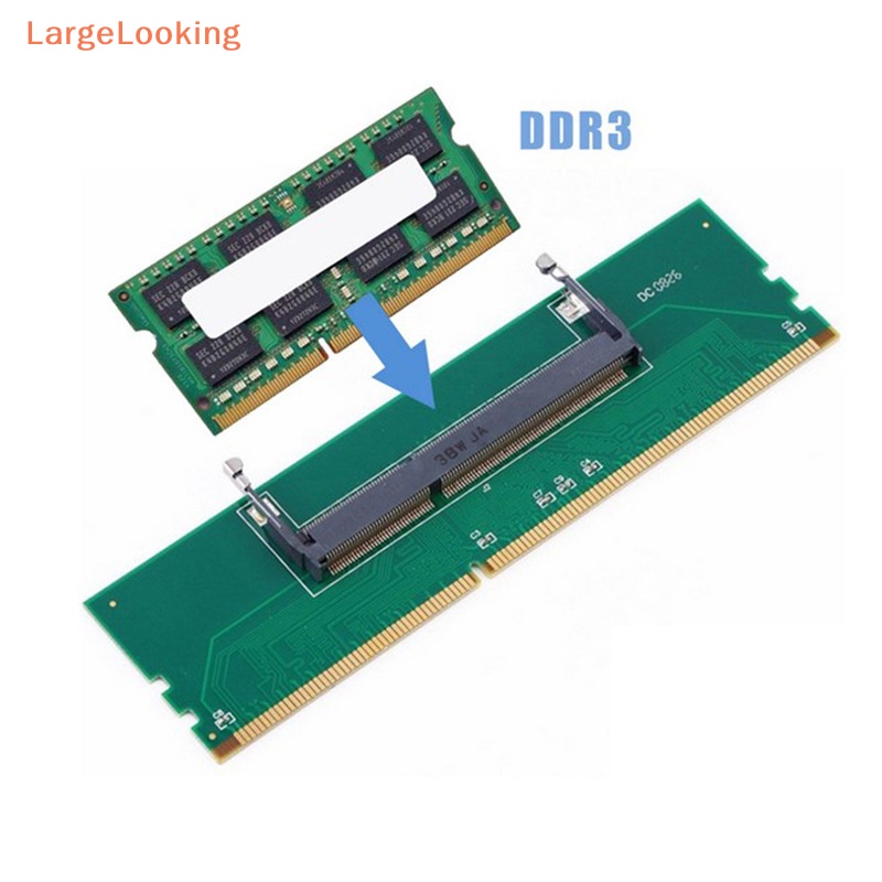 Largelooking Ddr3 Ddr4 Ddr5 Laptop To Desktop Memory Adapter Card So Dimm To Pc Dimm Card Ddr3