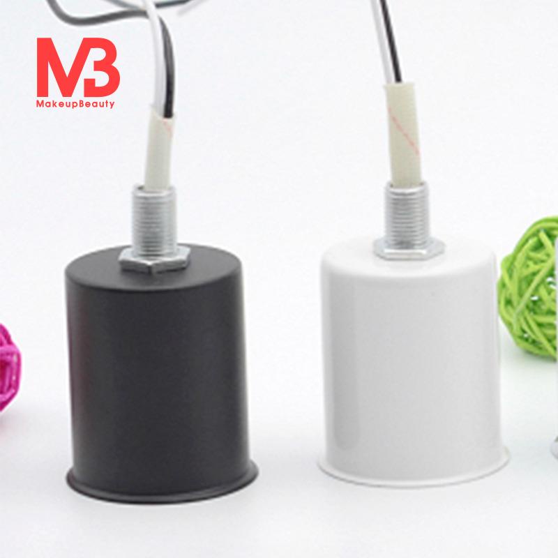 E27 Ceramic Screw Base Round LED Light Bulb Lamp Socket Holder Adapter ...