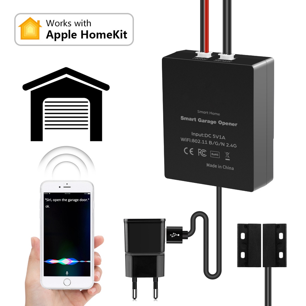 Homekit roller shutter door controller intelligent WiFi control garage ...