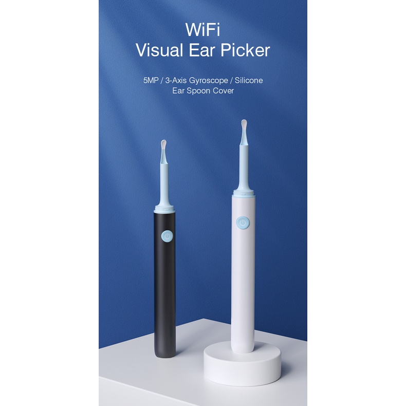 Smart Visual Ear Picker With Camera For Baby Adult Otoscope Endoscope ...