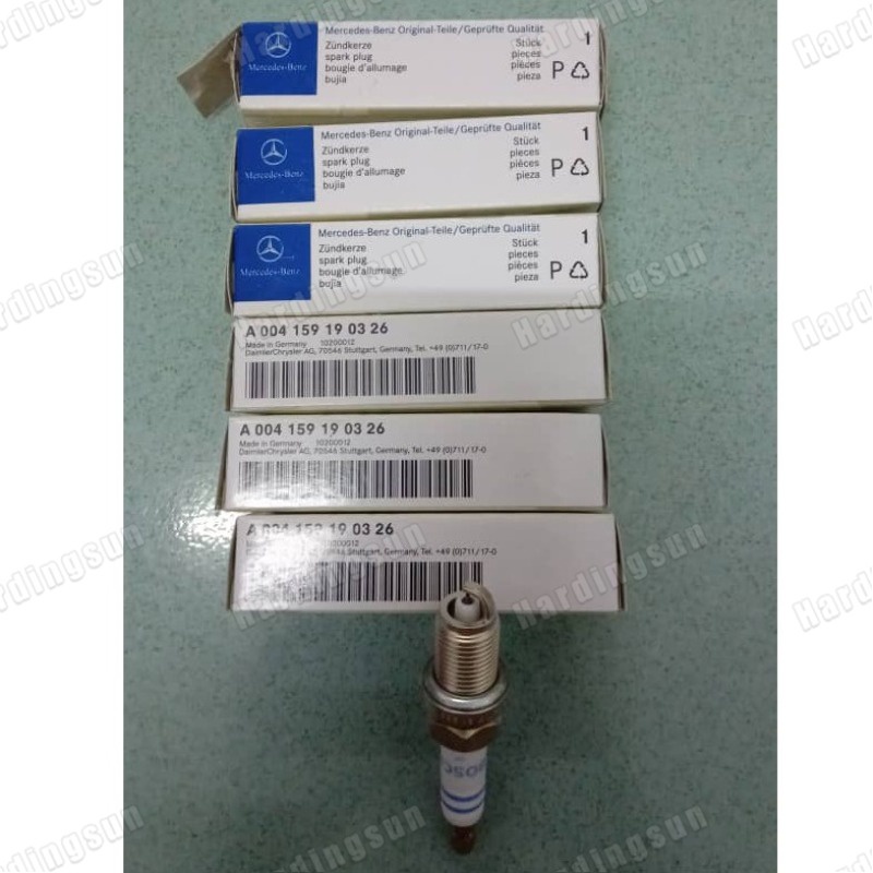 0041591903 1 SET 6 PCS Spark Plug for Mercedes Benz W210 W211 W220 ...