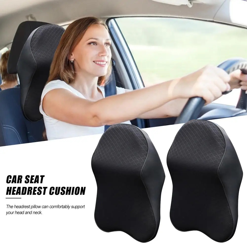 Car Seat Headrest Pad 3D Memory Foam Pillow Car Neck Pillow Driving ...