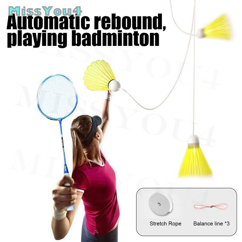Badminton Trainers Stretch Professional Machine Robot Racket Rebound ...