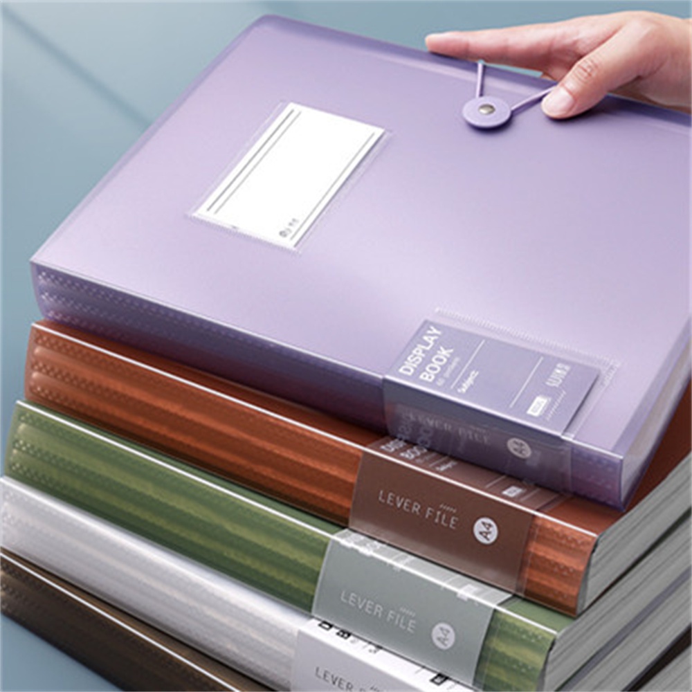A4 Plastic Presentation Book, Binder with Clear Plastic Sleeves 30 ... A4 Plastic Presentation Book, Binder with Clear Plastic Sleeves 30 ...