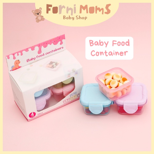 60ml Baby Mini Food Container Storage Transparent Foods Milk Powder ...