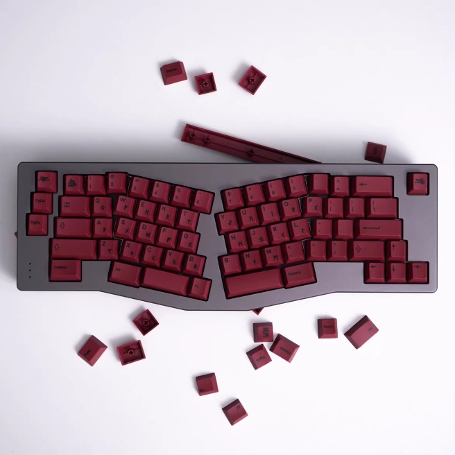 GMK Black Letter Blood Sacrifice Keycap Original height PBT Material ...