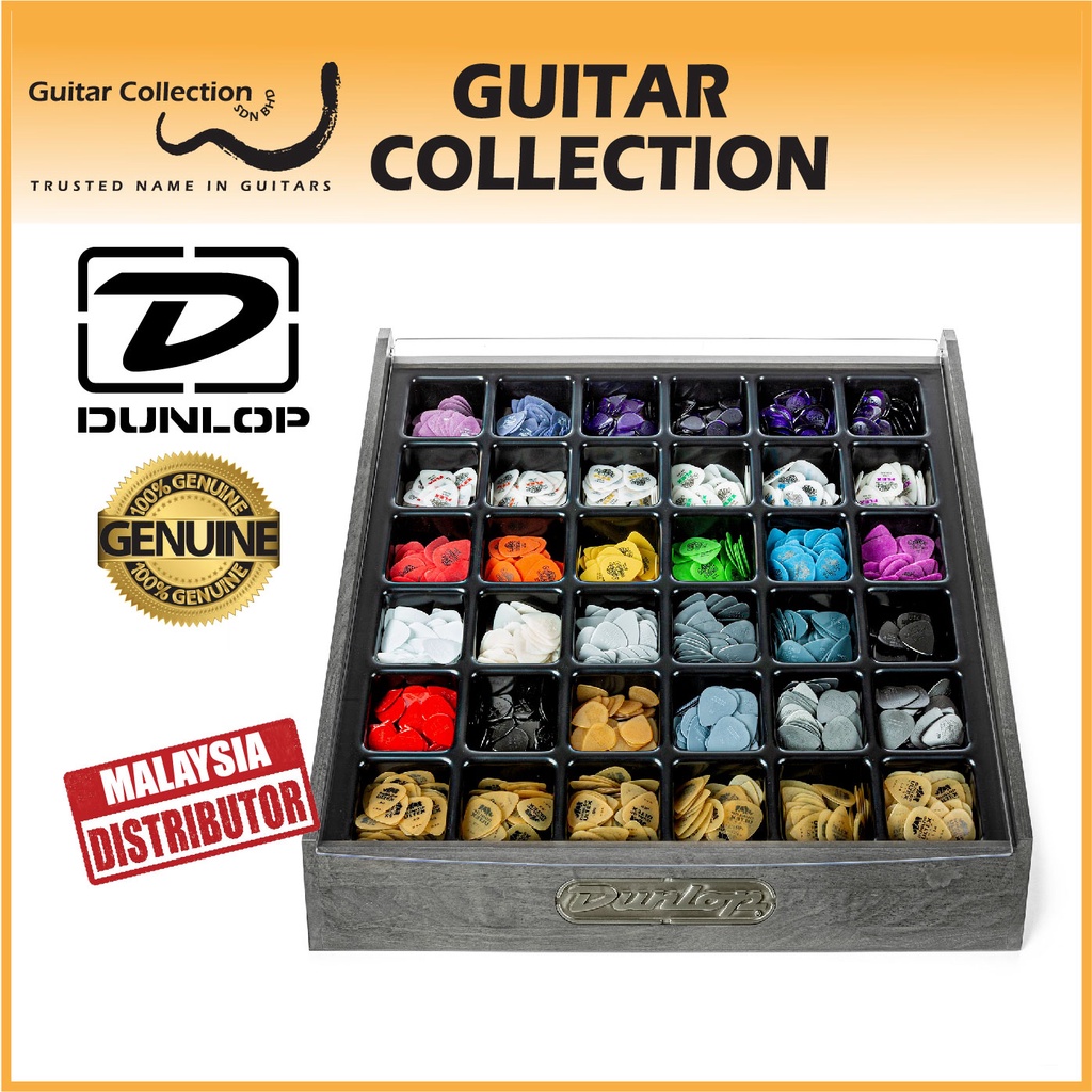 Jim Dunlop CP36GW1 Picks Counter Display | Grey Wash (1296 Assorted ...