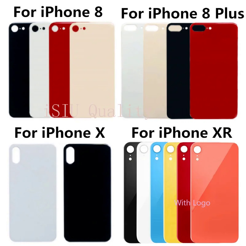 Back Cover For ip 8 8 PLUS For ip X XR Battery Cover Big Hole Back ...