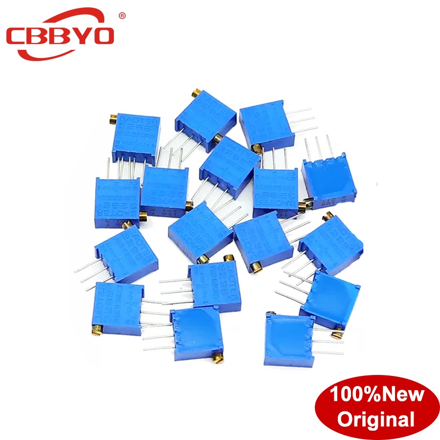 10PCS 3296 3296X Potentiometer resistanceohm Trimpot Trimmer 1K 2K 5K ...