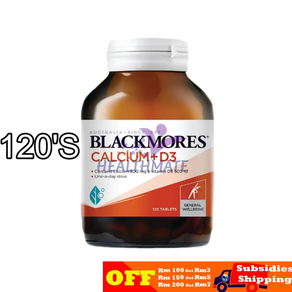 BLACKMORES Calcium + D3 Tablet (120'S) | Shopee Malaysia