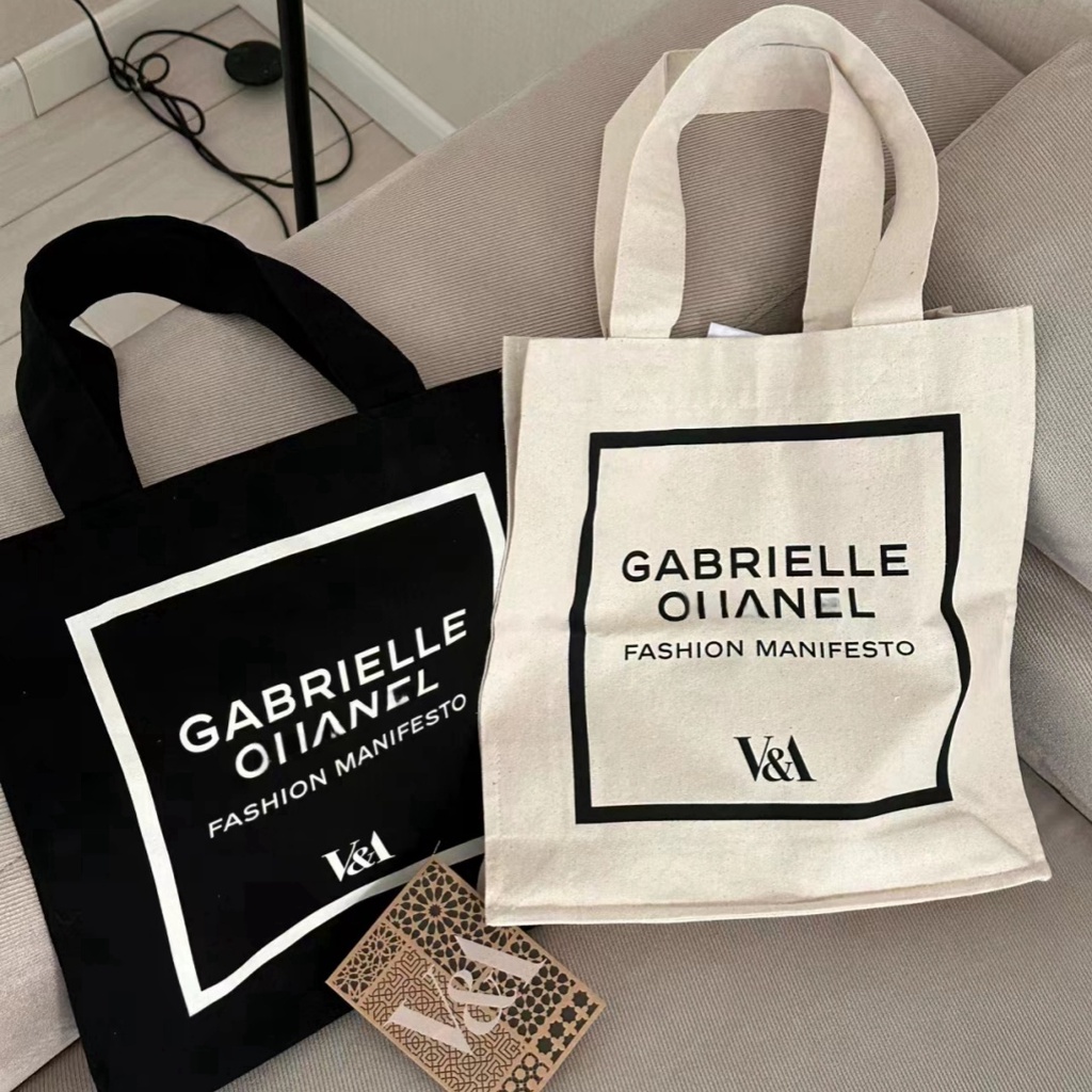 New Arrival VA Museum Joint White/black Tote Bag Shoulder Bag Canvas Tote Bag | Shopee Malaysia