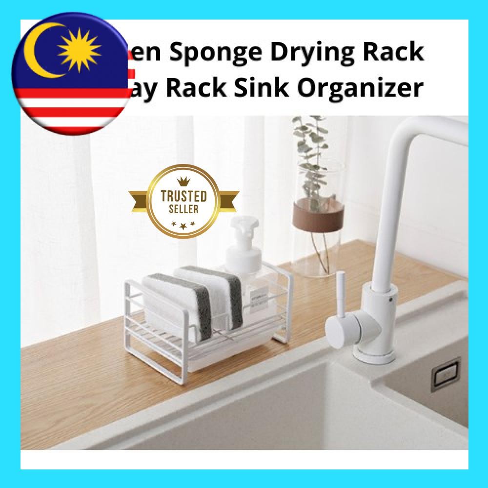 [ Local Ready Stocks ] Kitchen Sponge Drying Rack Display Rack Sink ...