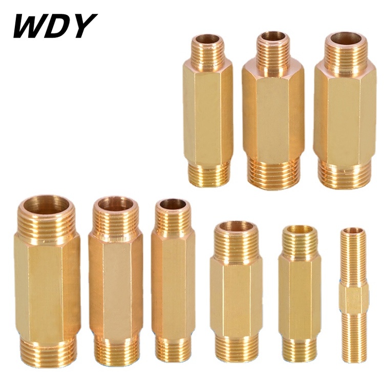Brass Double External Thread Extension Tube Variable Diameter ...