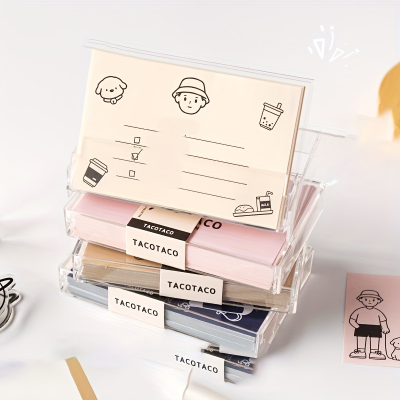 MOHAMM 1box Boxed Post-it Notes for Students Simple Ins Style Post-it ...