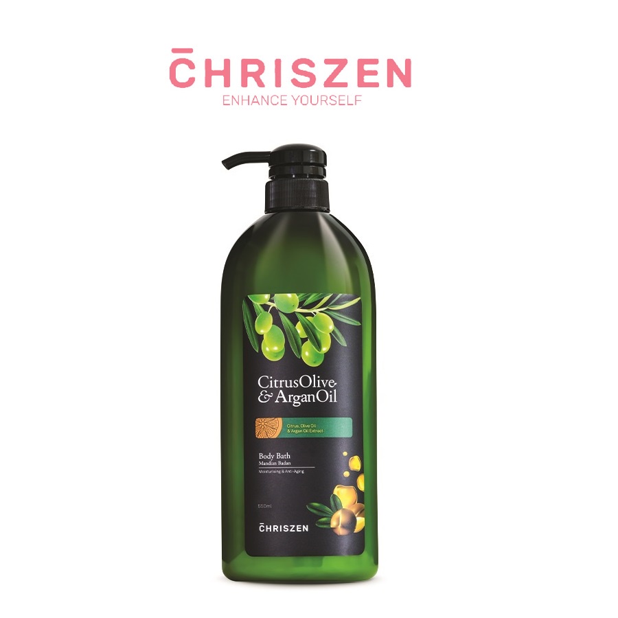 Chriszen Citrus Olive & Argan Oil Body Bath (550ml) | Shopee Malaysia