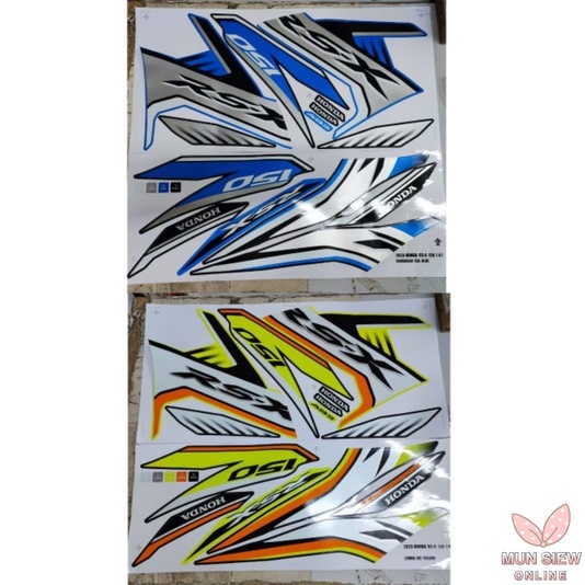 Stiker Sticker Body Stripe Cover Set (4) Honda Rsx150 Rsx 150 | Shopee Malaysia