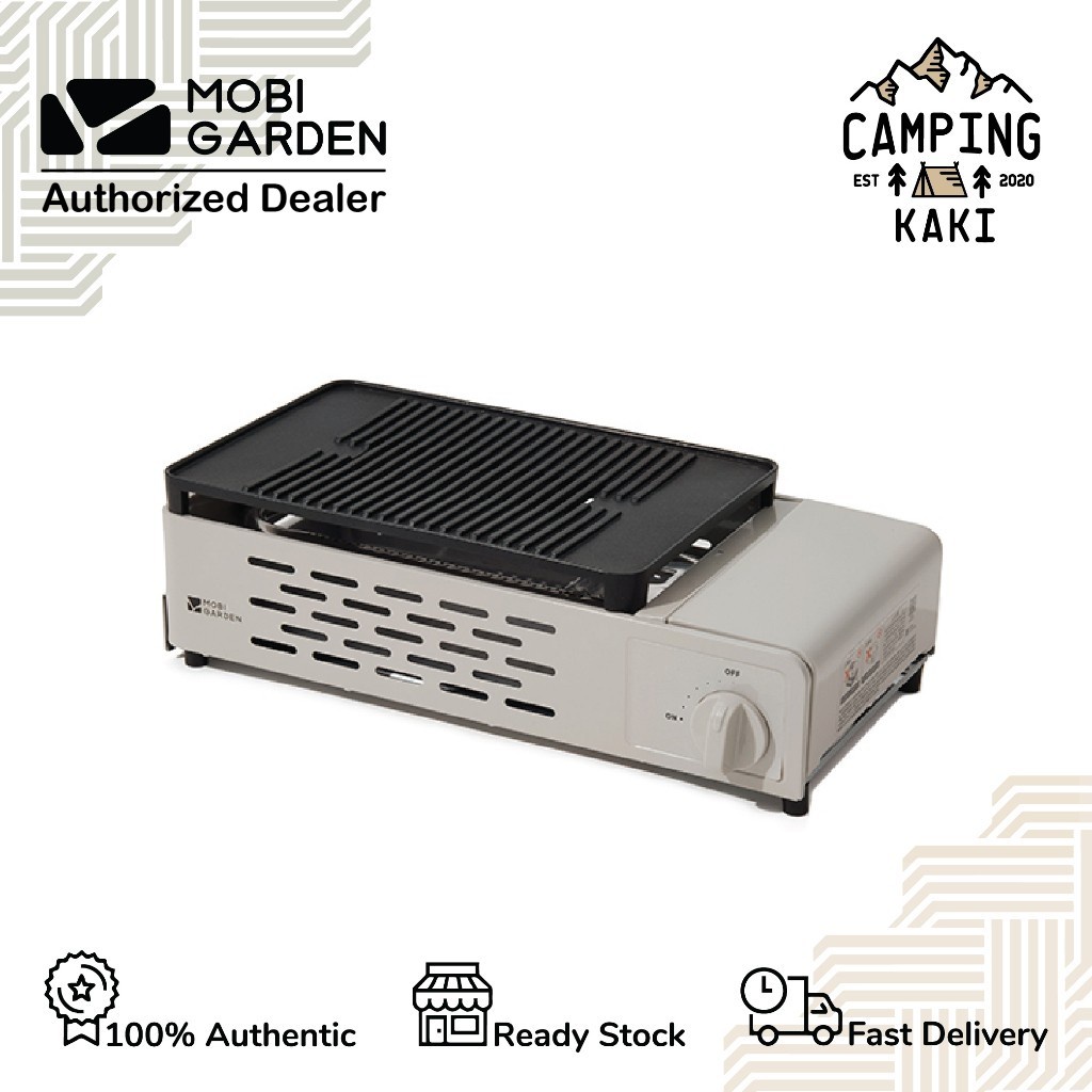 Mobi Garden Multi Function Portable Stove 2.3 BBQ Gas Stove Barbecue ...