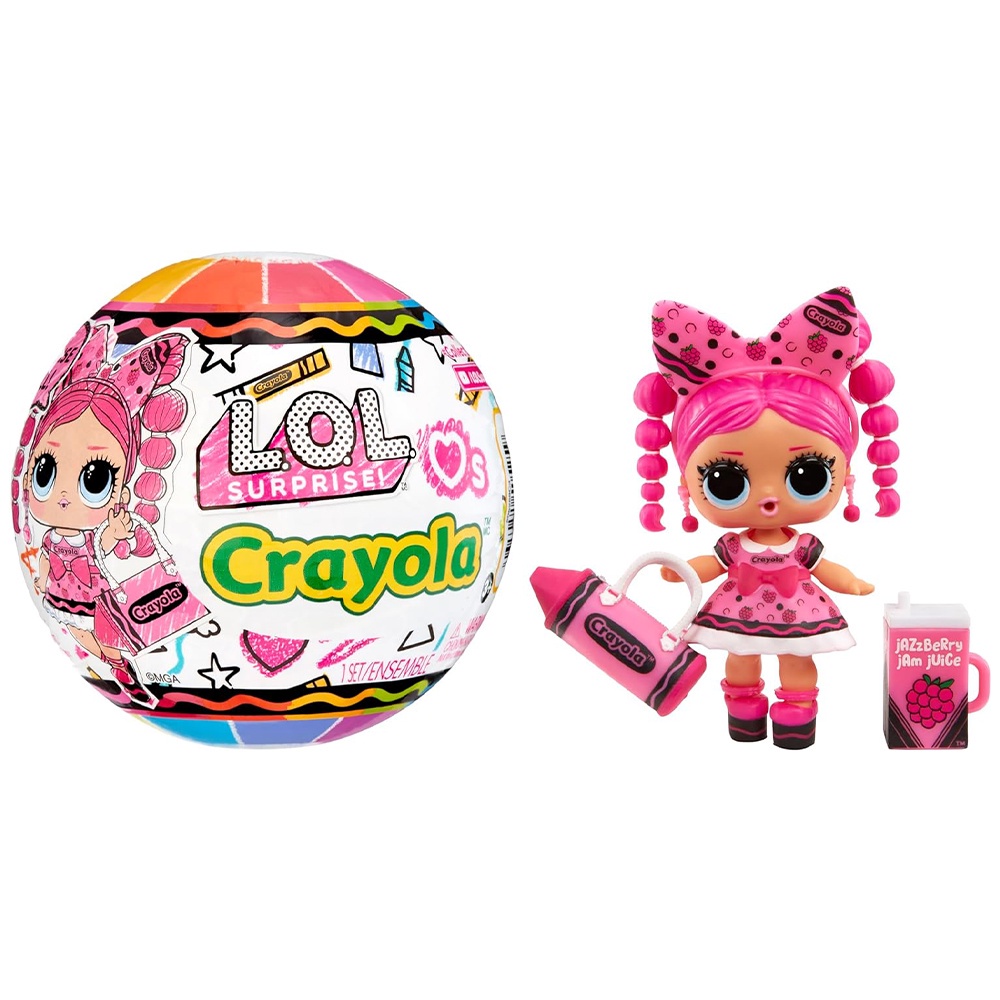LOL Surprise Love's Crayola Dolls with 7 Surprises (Random Model ...