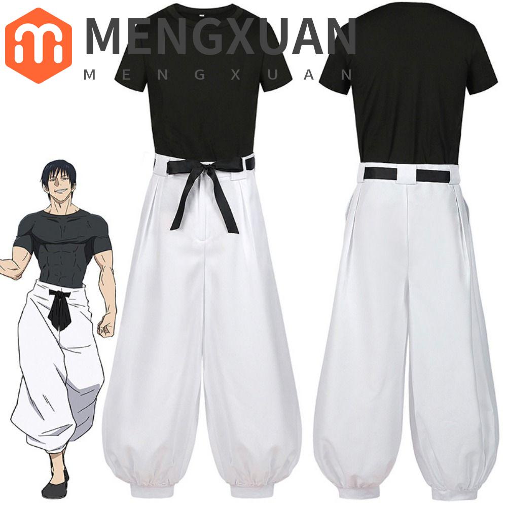 MENGXUAN Toji Fushiguro Cosplay Costume, Anime Jujutsu Kaisen Short Wig ...