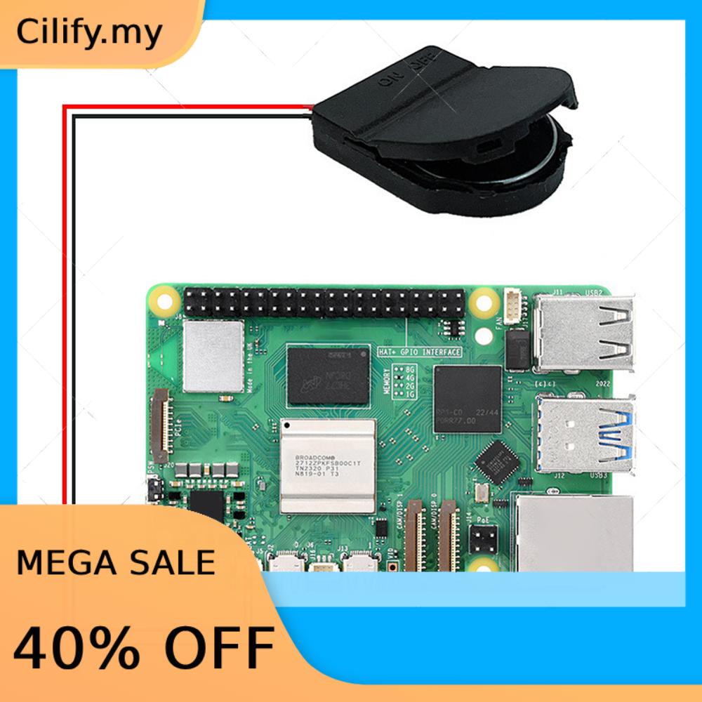 For Raspberry Pi 5 RTC Battery Box Real Time Clock Holder for RPI 5 Pi5 ...