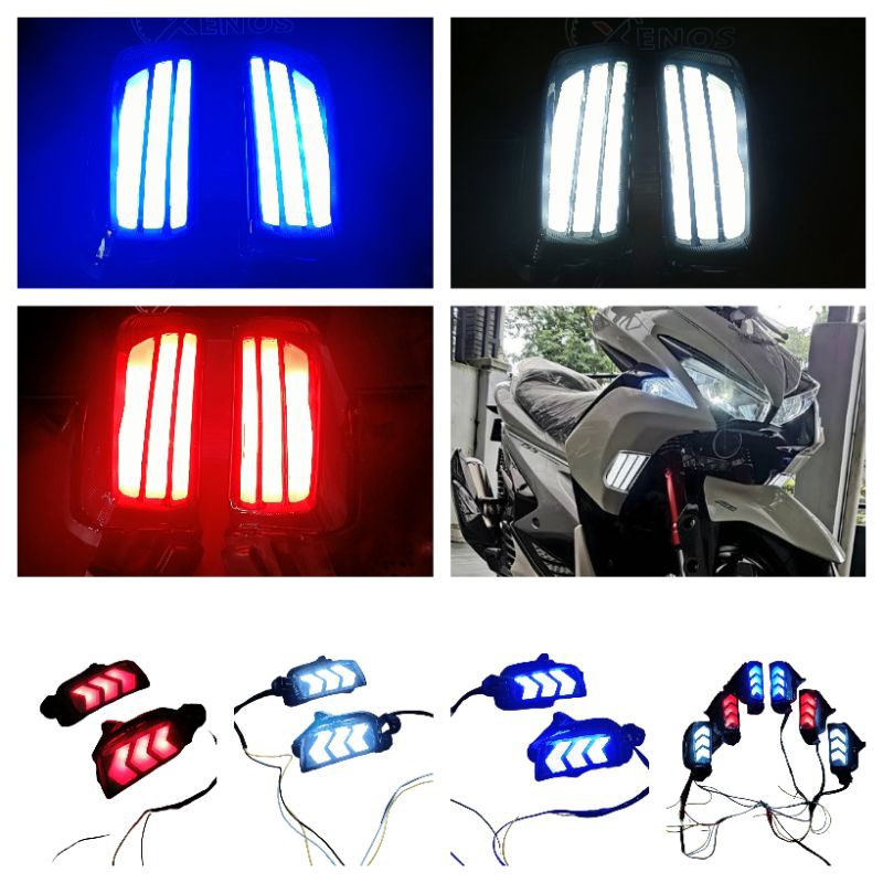 Xenos YAMAHA AEROX 155 OLD/OLD LED Signal Light/Long Front Monday AEROX ...