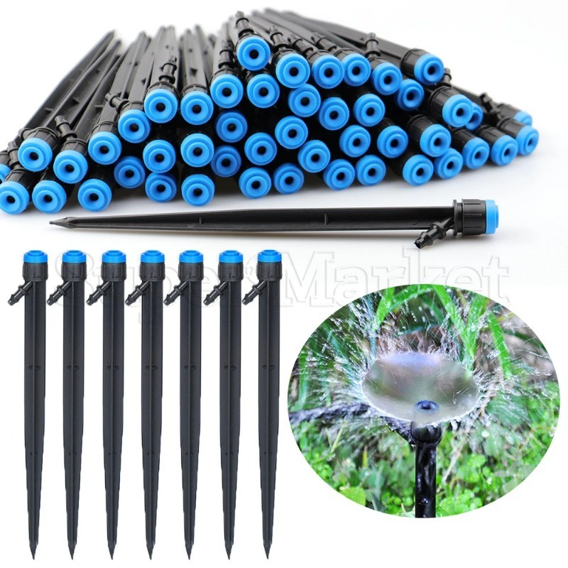 Irrigation Dripper - Garden Water Irrigation System - Adjustable 360 ...