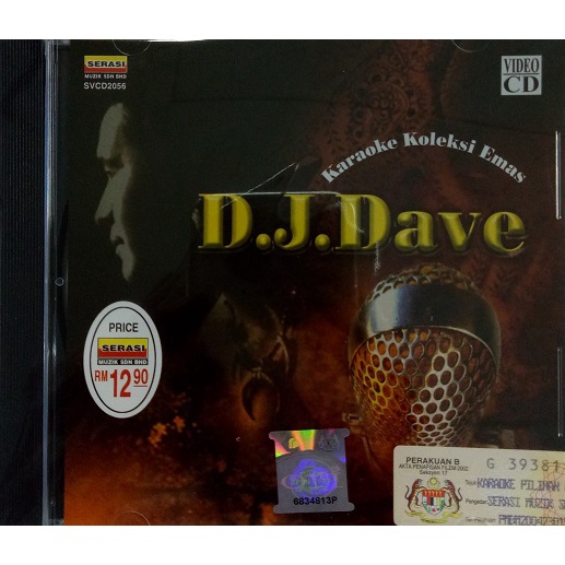 Koleksi Emas DJ Dave VCD Karaoke 10 Hits Terbaik Cover Version | Shopee ...