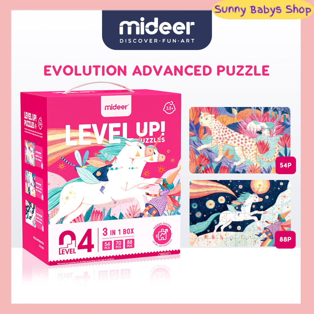 SUNNY BABYS-MIDEER Evolution Level Up Puzzle Level 4-Little Girl In ...