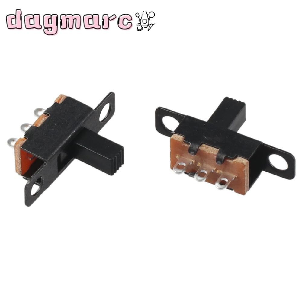 DAGMARC 8 Pcs Micro Mini Toggle Switch, Panel Mount DC 50V 0.5A Slide ...