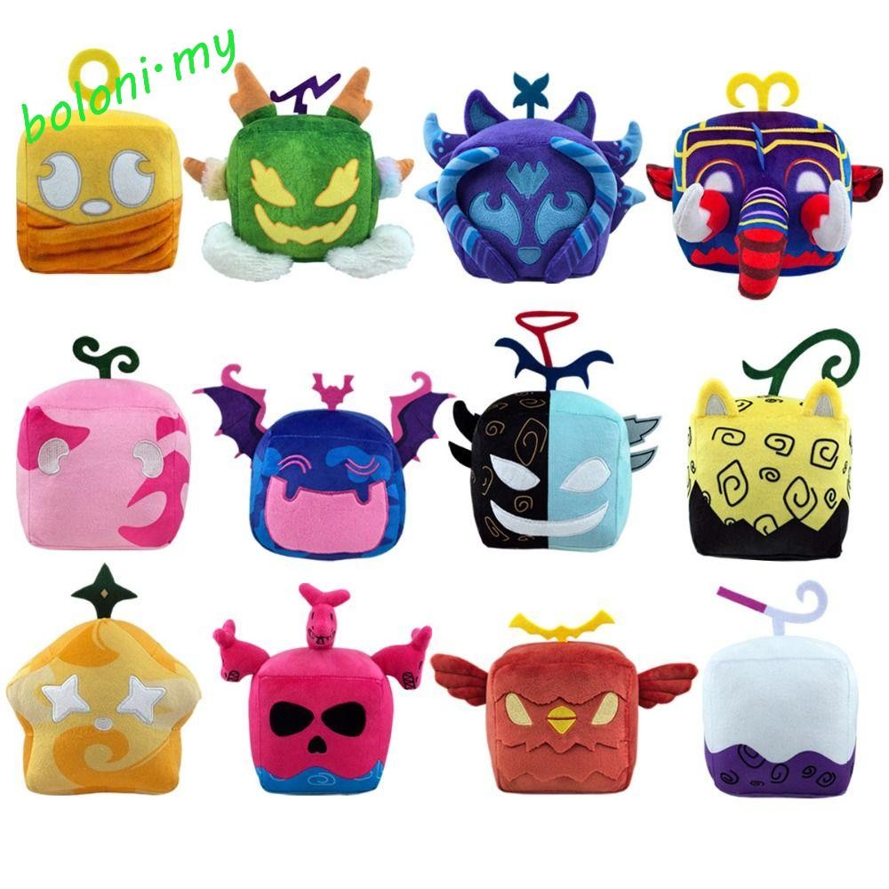 [COD] Stuffed Fruits Toy, Leopard Pattern Stuffed Blox Fruits Plush ...