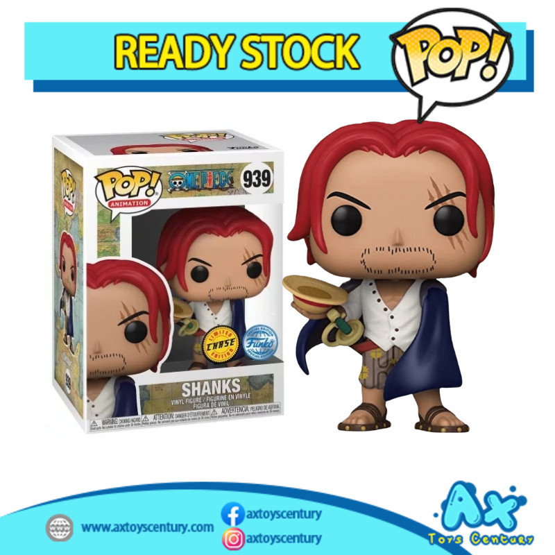 Funko Pop One Piece Shank Chase FREE Soft Protector | Shopee Malaysia