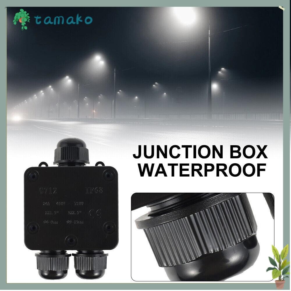 TAMAKO IP68 Waterproof Outdoor Waterproof Outdoor Use Plastic Box 3 Way ...
