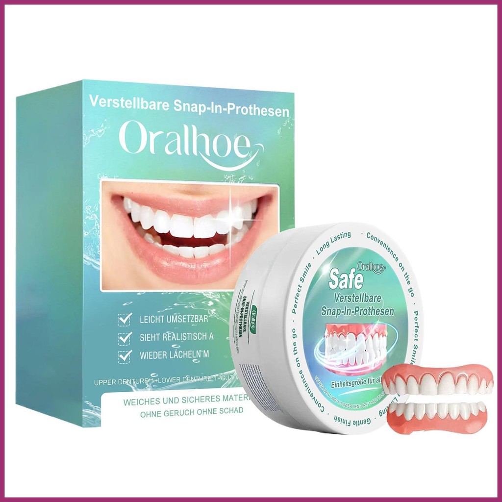 Denture Veneer Kit Veneer Filling Set for False Teeth Denture Comfort ...