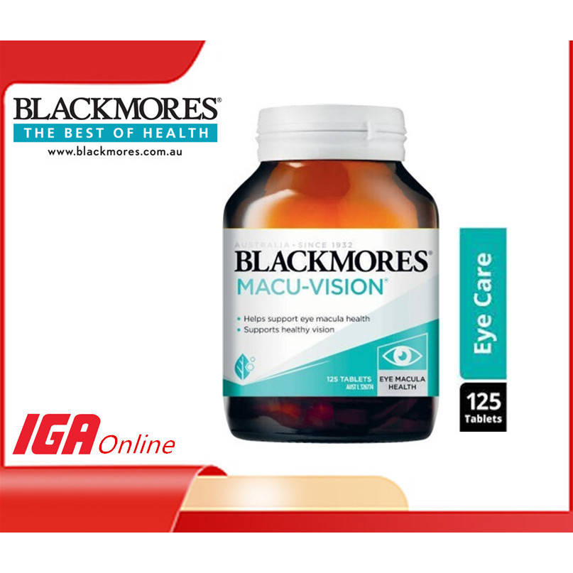 [EXP: 09/2027] Blackmores Macu-Vision Eye Support ( 125 Tablets ...